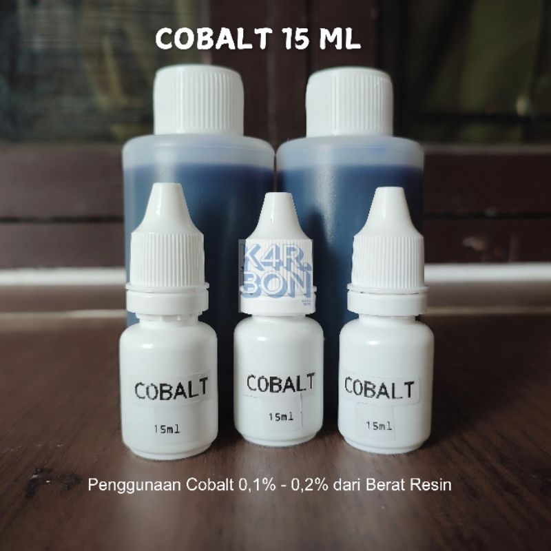 Jual Cobalt Cair Pengeras Resin Bening Kemasan 15ml | Shopee Indonesia