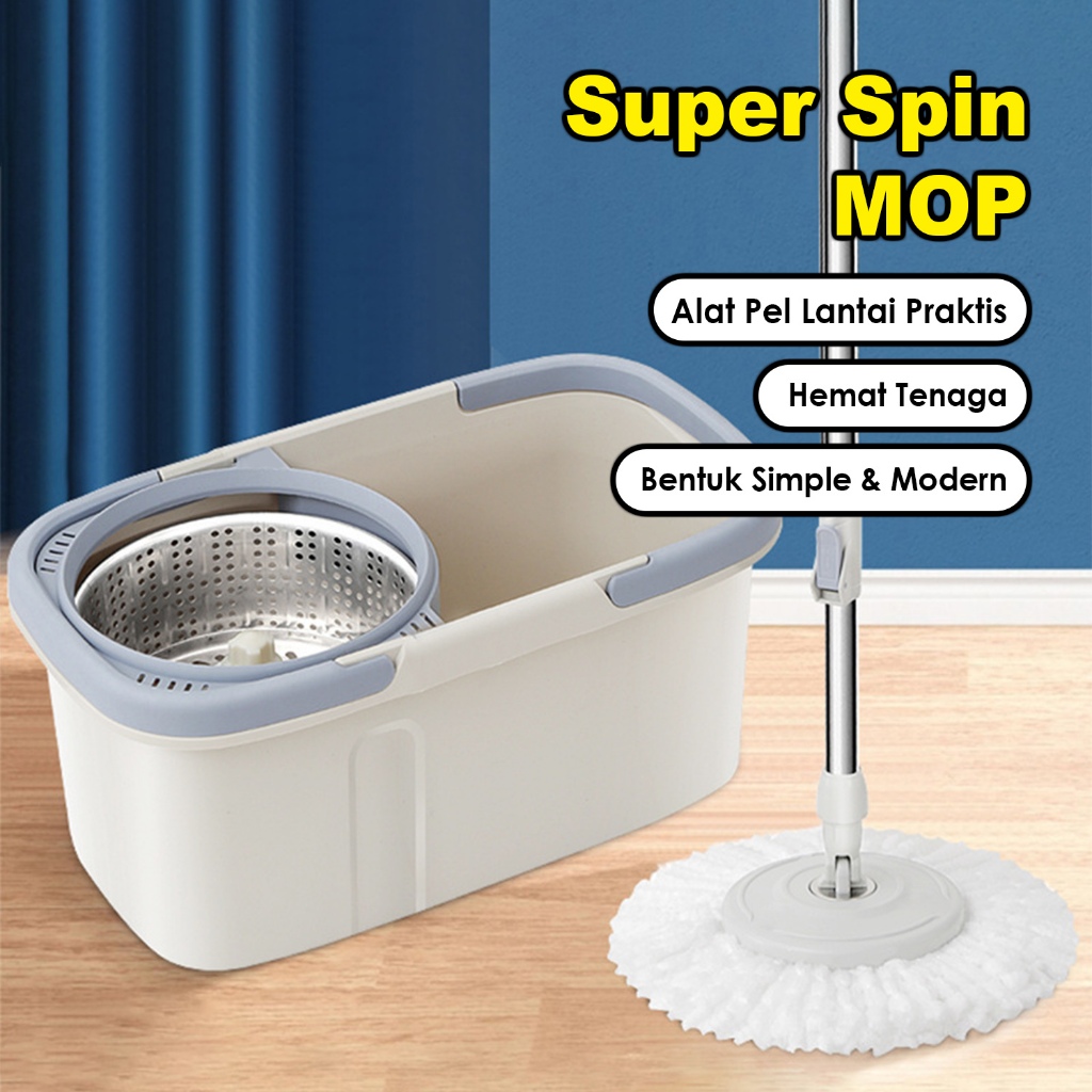 Jual Hydrocycle - Alat Pel Lantai Spin Mop Putar 360 Derajat 2in1 ...