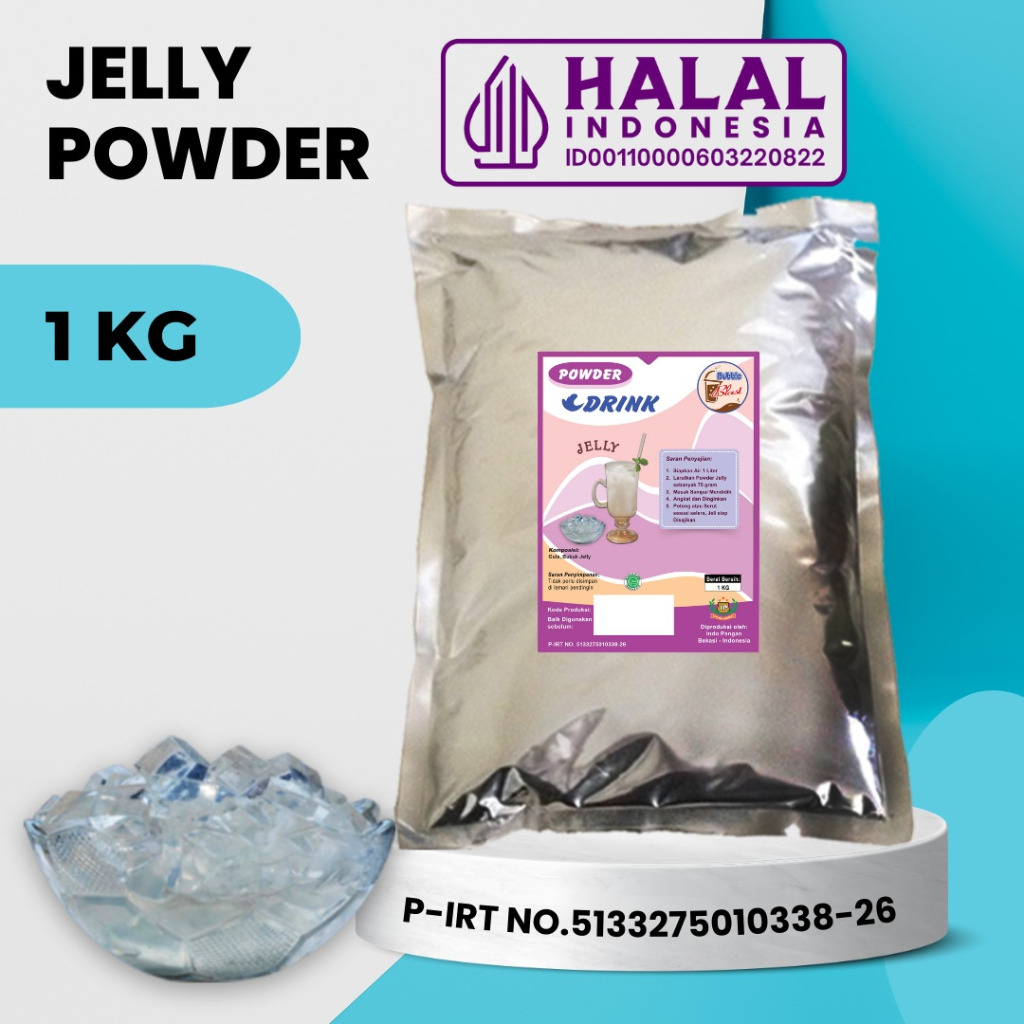 Jual Powder JELLY 1 KG - Bubuk Minuman Jelly - Topping Minuman - Rendah Gula | Shopee Indonesia