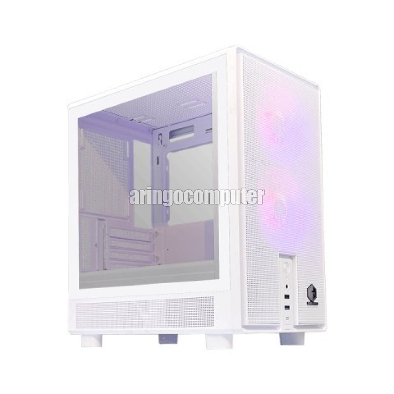 Jual Casing Cube GAMING TUNE M-ATX - WHITE (Free 2 FAN ARGB) | Shopee ...
