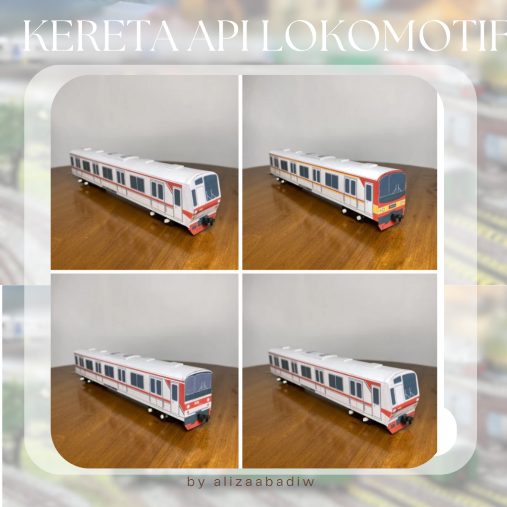 Jual Miniatur Kereta Api Indonesia Seri KRL Handmade Mainan Koleksi ...