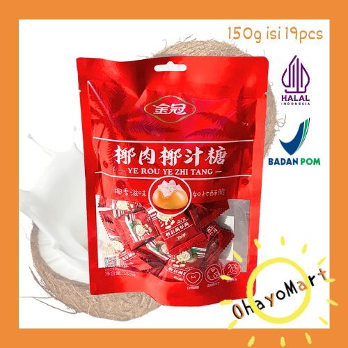 Jual Golden crown coconut candy / Golden crown permen kelapa / coconut ...