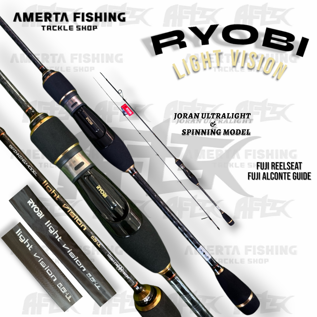 Jual JORAN RYOBI LIGHT VISION / JORAN ULTRALIGHT CASTING GAME | Shopee ...