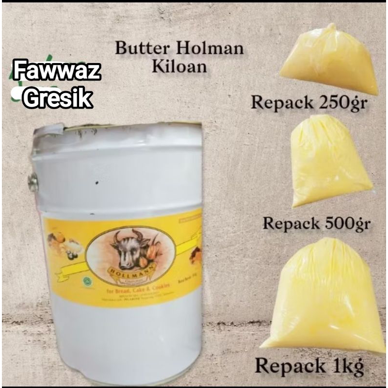 Jual Butter HOLLMAN 500gr / HOLMAN Mentega Room Butter 500 gram ...