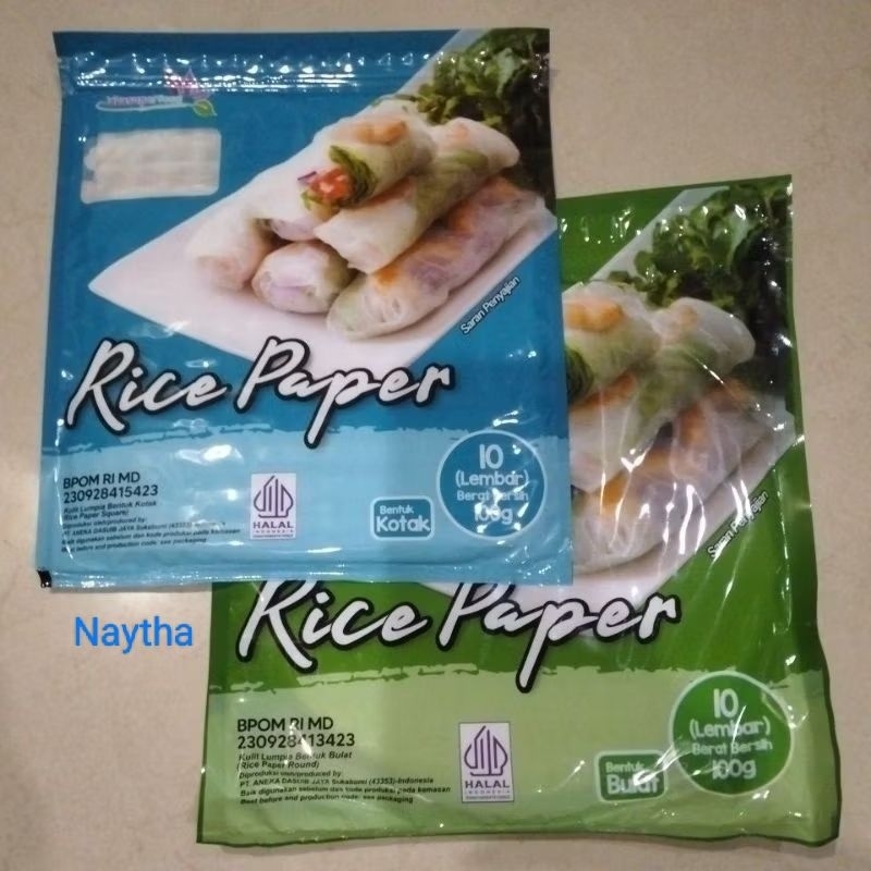 Jual Rice Paper Kulit Lumpia Vietnam (10 Lembar)/Banh Trang Rice Paper ...