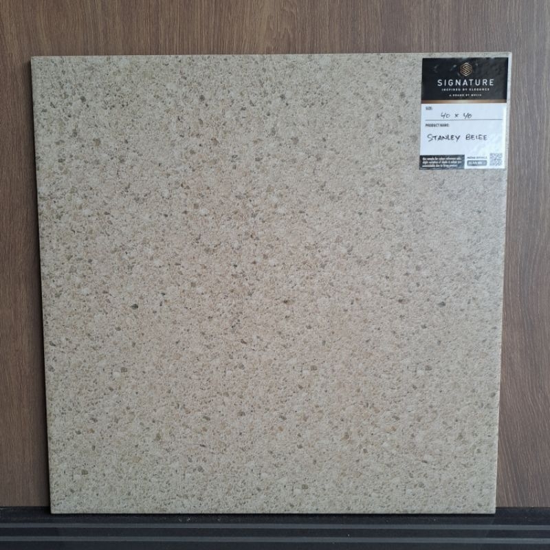 Jual Keramik Lantai Terazzo Matt Mulia Signature 40x40 STANLEY BEIGE ...