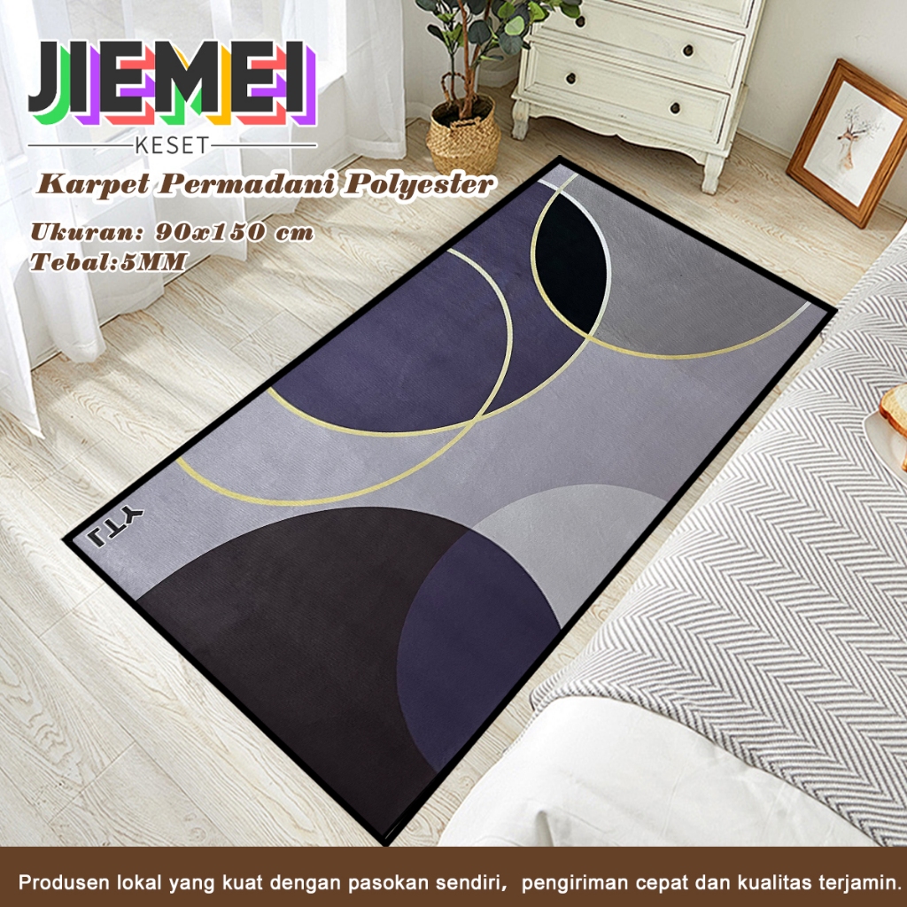 Jual JIEMEI Karpet Lantai Eropa Style Uk 90 x 150cm/Karpet Bermotif ...