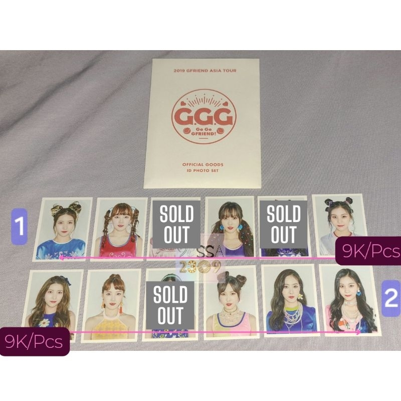 Jual 2019 Asia Tour Go Go GFRIEND! Official Merchandise (ID Photo Set ...