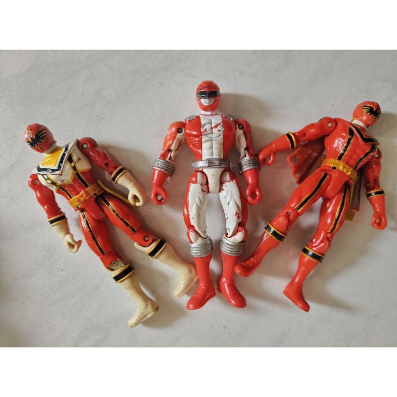 Jual ACTION FIGURE POWER RANGERS SATU SET PRELOVED (tidak ada dus ...