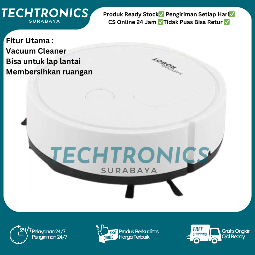 Jual SMART SWEEPING ROBOT VACUUM CLEANER 3 IN 1 SAPU PENYEDOT DEBU PEL PEMBERSIH DEBU LANTAI ...