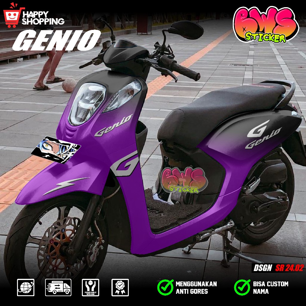 Jual Sticker Decal Full Body Motor Honda Genio 2019 2020 2021 2022 2023 ...