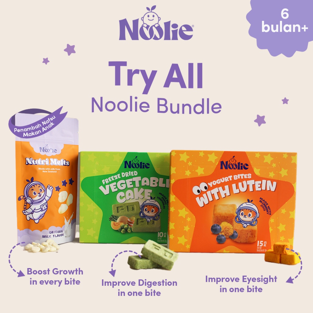 Jual [Bundle Of 3] Noolie® Yogurt Bites dengan Lutein & Freeze Dried ...