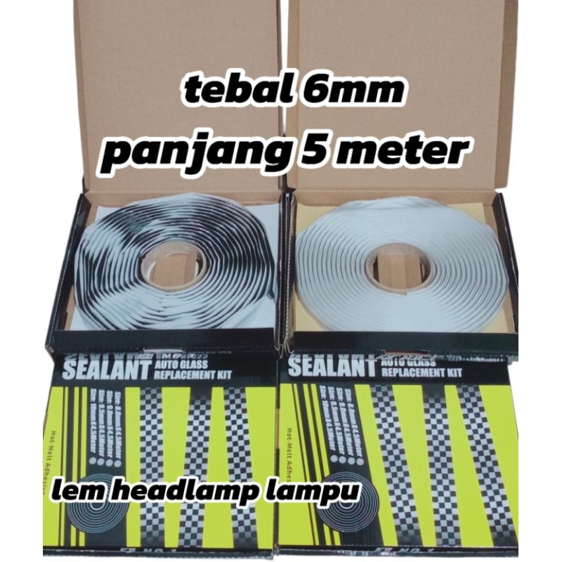 Jual lem mika headlamp lampu mobil dan motor,lem retrofit butyl snak ...