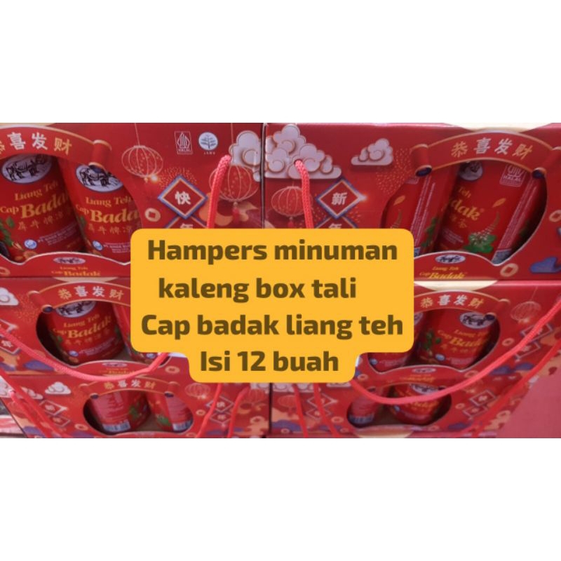 Jual HAMPERS MINUMAN KALENG CAP BADAK LIANG TEH ISI 12 CNY 2025 CIAGEK ...