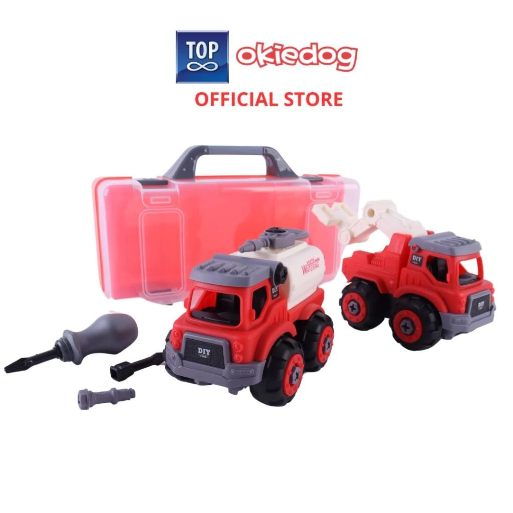 Jual Okiedog - DIY Truck Assembly Bulldozer with Koper - Mainan Truk ...