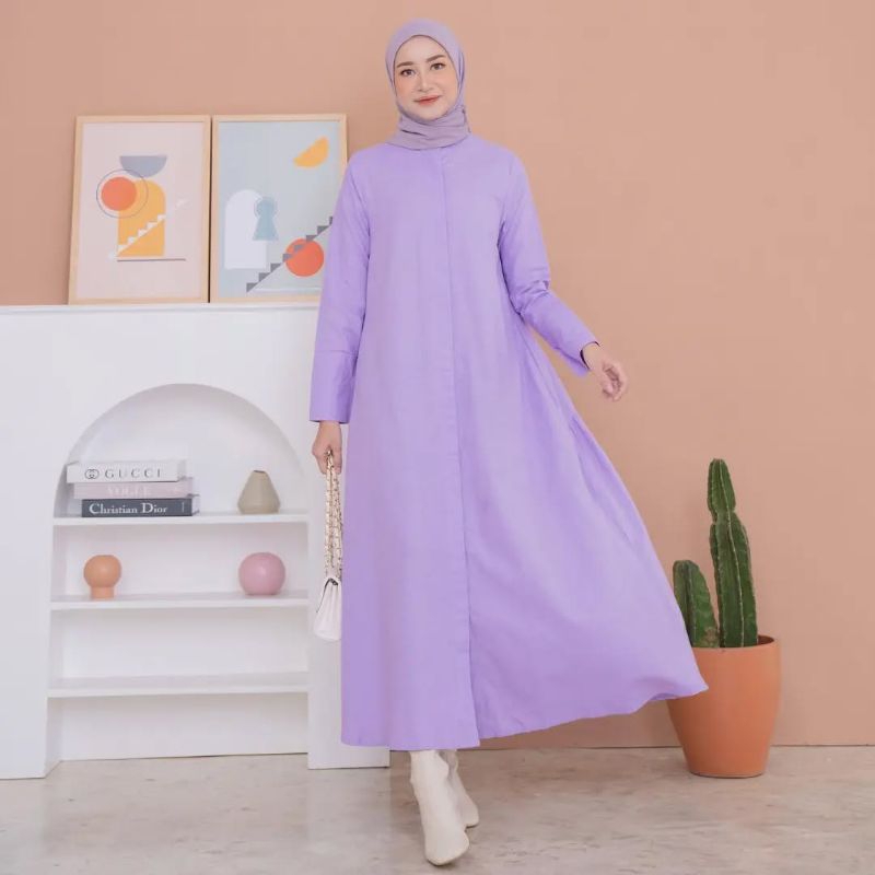 Jual Gamis Syanum Lilac | Shopee Indonesia