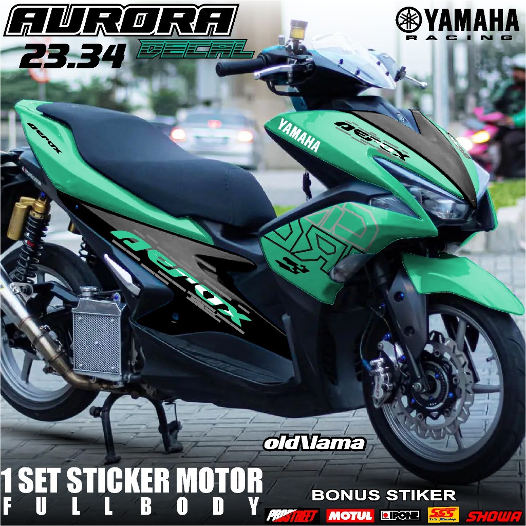 Jual COD TERBARU DECAL STICKER AEROX 155 OLD LAMA FULL BODY DESIGN ...