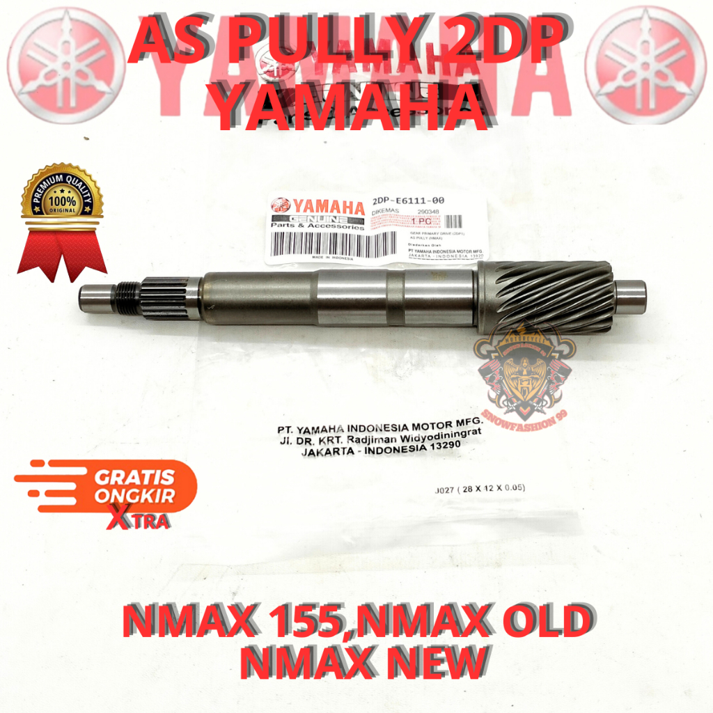 Jual AS PULLY BELAKANG YAMAHA 2DP KUALITAS ASLI ORIGINAL YAMAHA YGP ...