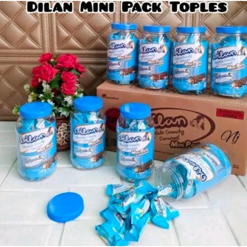 Jual DILAN TOPLES 1 DUS [ISI 8 PCS] KUE KERING BISCUIT KEMASAN PARCEL ...