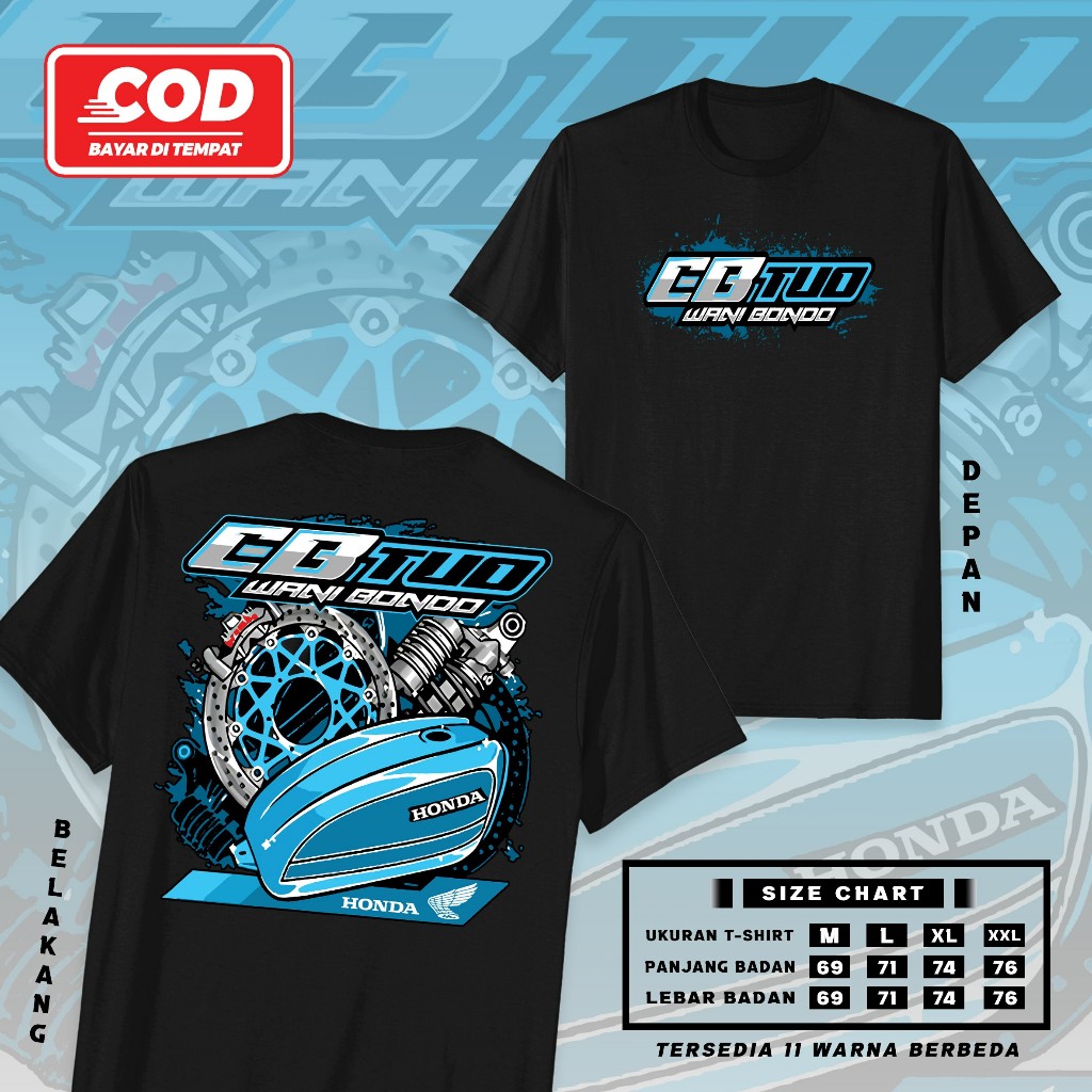 Jual KAOS DISTRO MOTIF KAOS CB TUO WANI BONDO TERBARU BAJU PRIA DAN ...