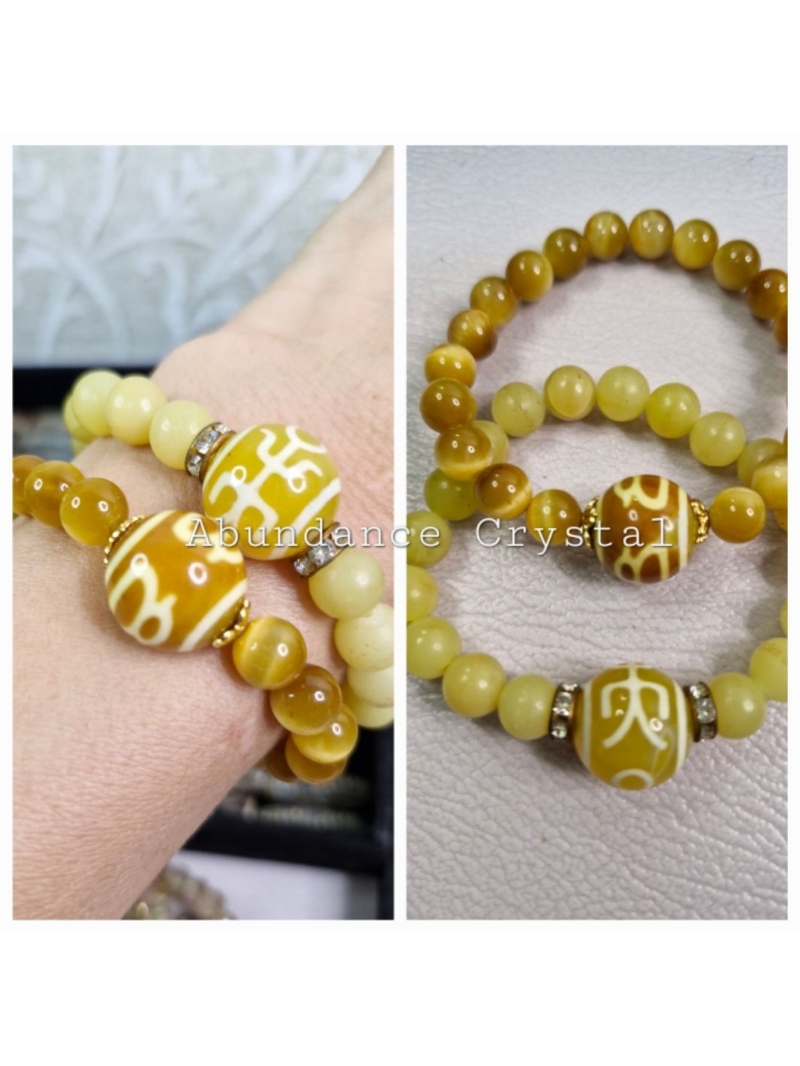 Jual Dzi Agate Stone, Mix Size and Pattern. | Shopee Indonesia