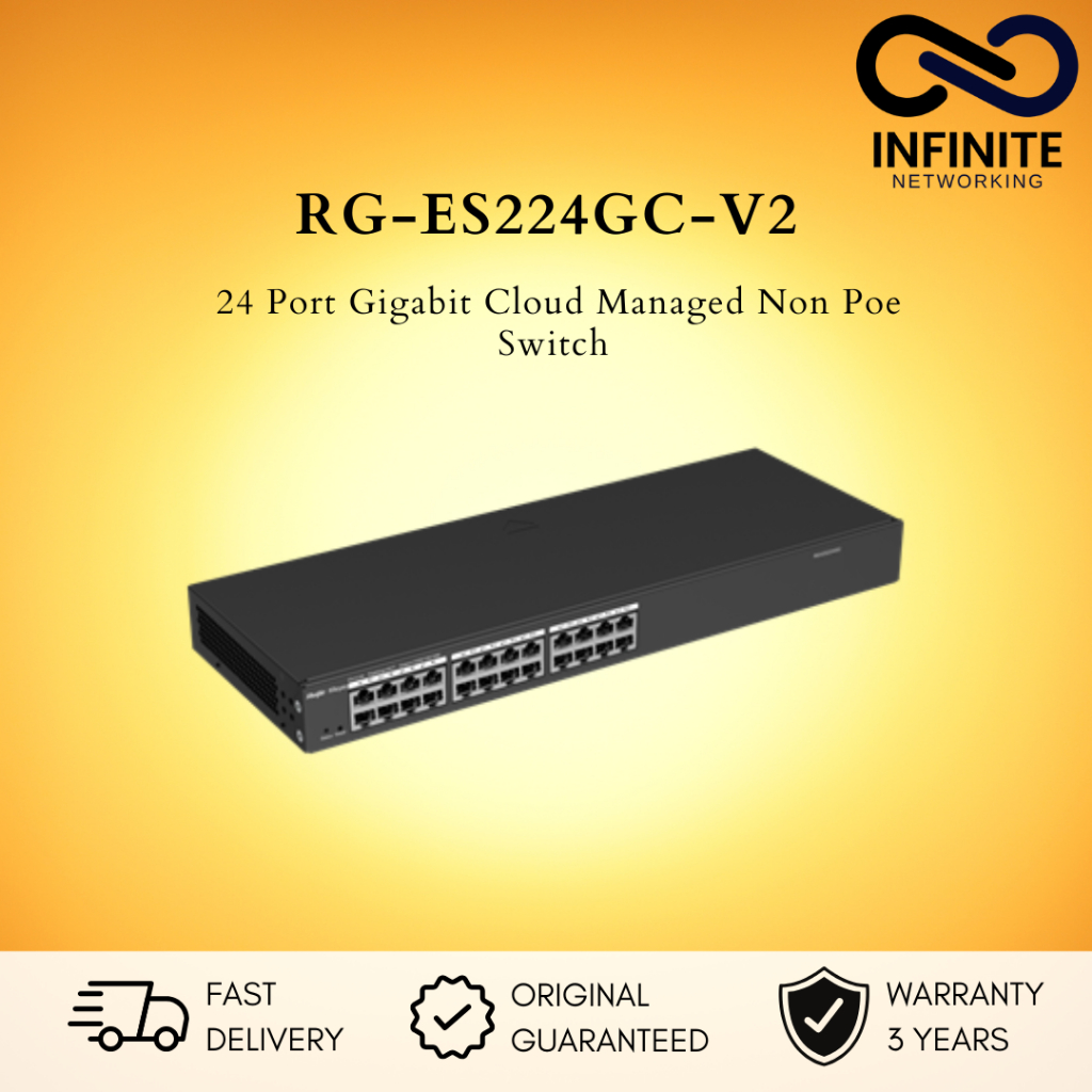 Jual RUIJIE REYEE 24-Port RG-ES224GC V2 Gigabit Cloud Manage Switch ...