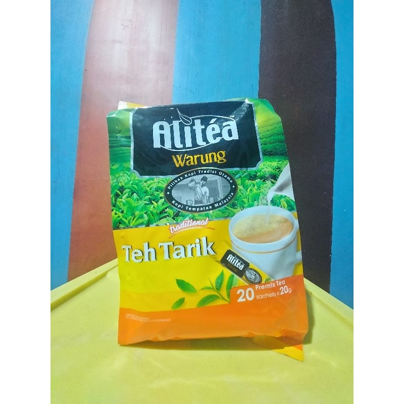 Jual Alitea Warung Teh Tarik (20x20gr) Alitea Warung Traditional Teh ...