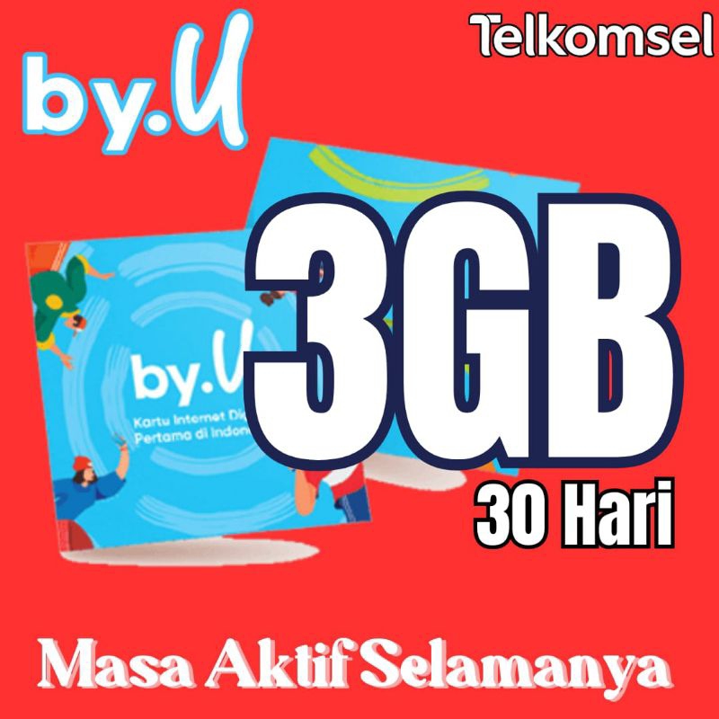 Jual kartu byu masa aktif SELAMANYA + Free 3gb internet + termurah ...