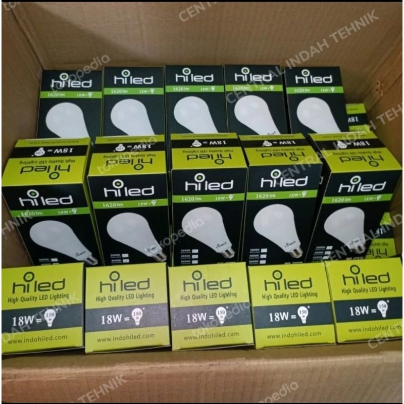 Jual lampu led bulb 18w 4000k hiled | Shopee Indonesia
