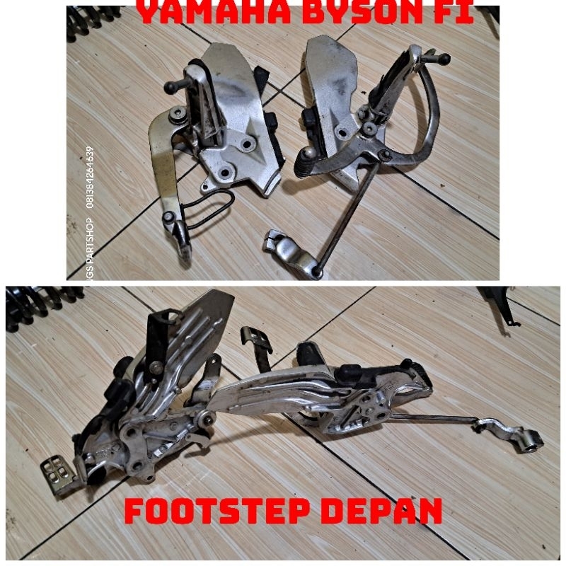 Jual foot step depan yamaha byson fi original kanan kiri 2nd copotan ...