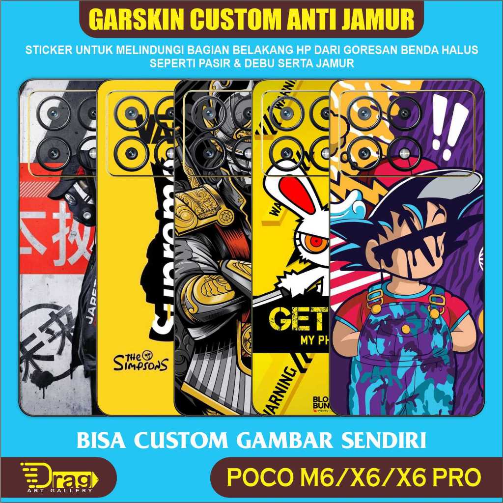 Jual [BACA DEDKRIPSI IKLAN] Sticker Garskin XIAOMI POCO X6 M6 Pro X6 ...