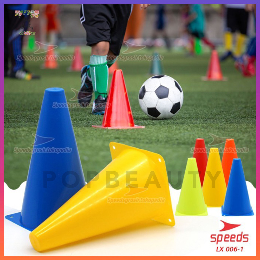 Jual Cone Marker Latihan Olahraga Futsal Skate Sepak Bola 23 cm ...