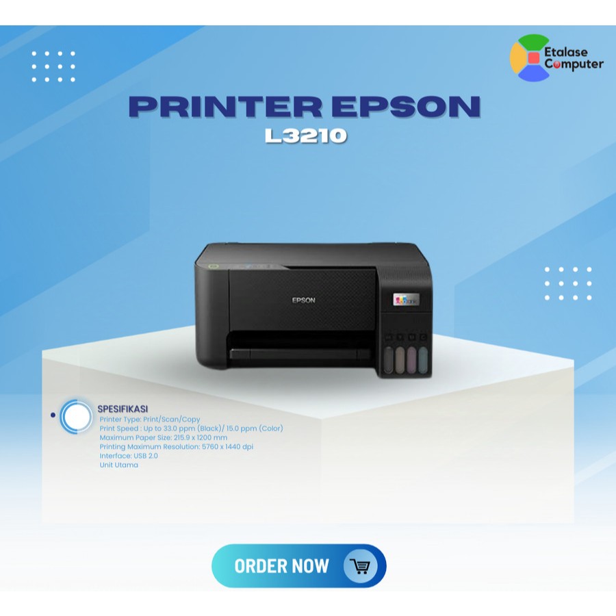Jual PRINTER EPSON L3210 PRINTER ALL IN ONE ECOTANK | Shopee Indonesia
