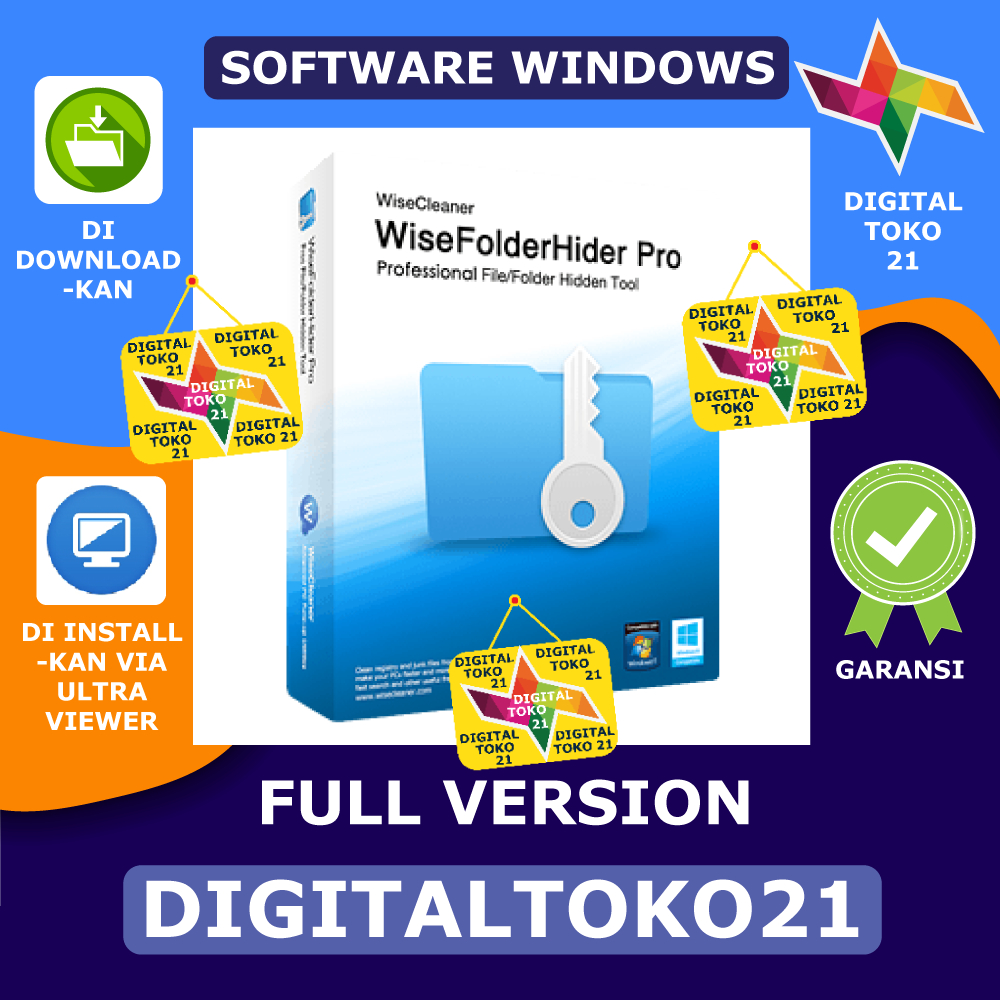 Jual [Diinstallkan] Wise Folder Hider Pro 5.0.8.238 Full Version Software PC Komputer Laptop ...