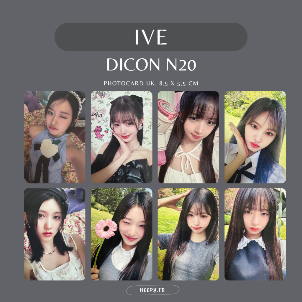 Jual [IVE] UNOFFICIAL PHOTOCARD IVE DICON N20 | Shopee Indonesia