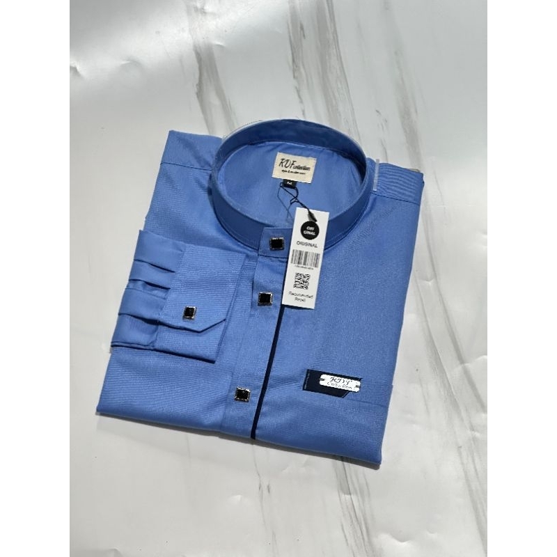 Jual Koko lengan panjang pria kancing jepret impor Koko sultan lis ...