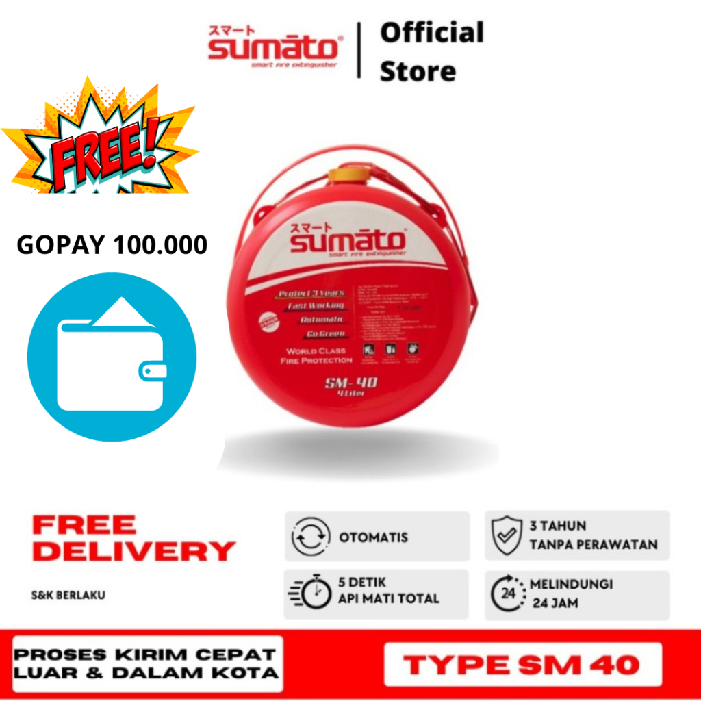 Jual Sumato Apar - Alat Pemadam Api Ringan Pemadam Otomatis Merk Sumato ...