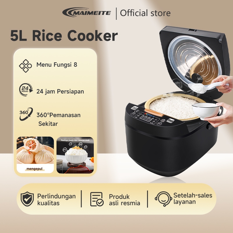 Jual MAIMEITE 5L Rice Cooker Magic Com digital Free Steamer Penanak ...