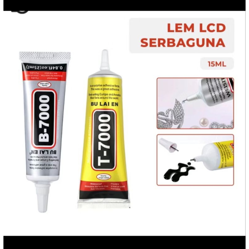 Jual LEM TOUCHSCREEN T7000 15ML / LEM LCD T7000 | Shopee Indonesia