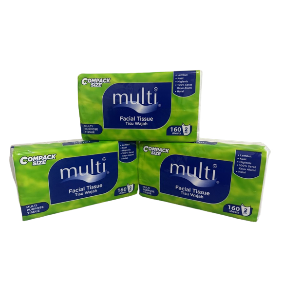 Jual Tissue Tessa Multi Facial tissue 160 sheets 2ply PROMO !!! MURAH ...
