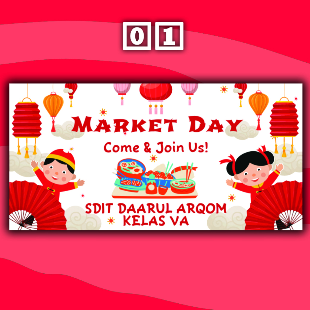 Jual Spanduk Market Day Tema Daerah Custom | Shopee Indonesia