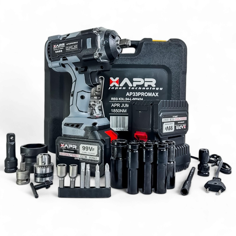 Jual Impact Wrench Torsi 1850nm Jumbo APR AP33promax+ cvt anvil 1/2 ...