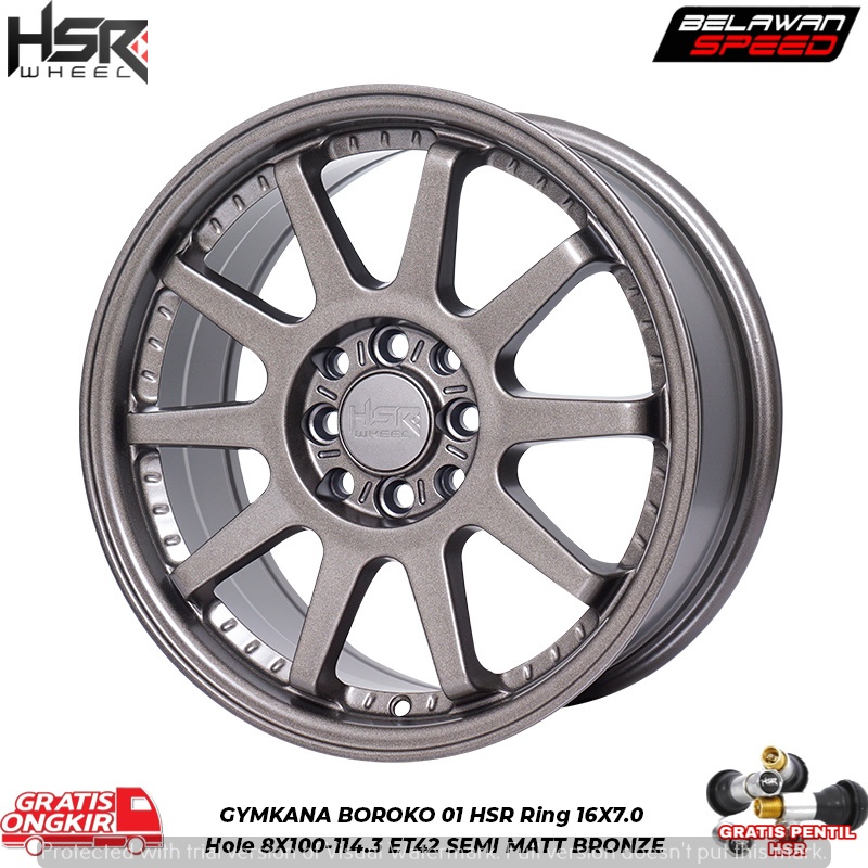 Jual VELG MOBIL AVANZA XENIA LIVINA BRIO JAZZ MAZDA2 NISSAN MARCH HSR GYMKANA RING 16 PCD 4X100 ...