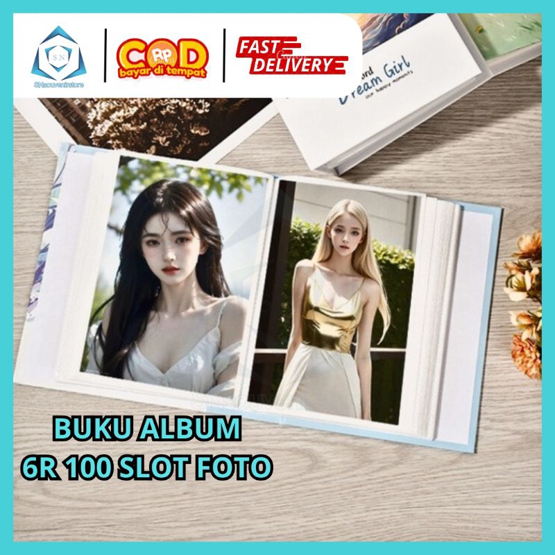 Jual BUKU ALBUM 6R / ALBUM 6R ISI 100 SLOT POTO / COLLBOOK UNTUK FOTO ...
