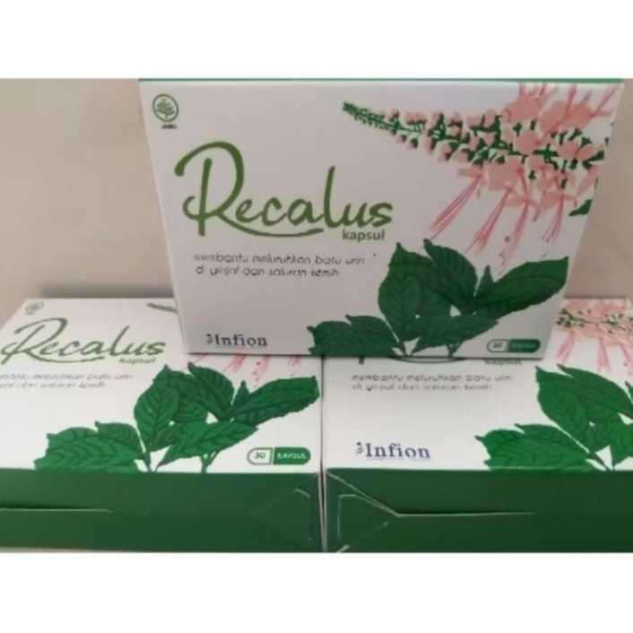 Jual Recalus Box 30 Kapsul Membantu Meluruhkan Batu Urin Ginjal Dan ...