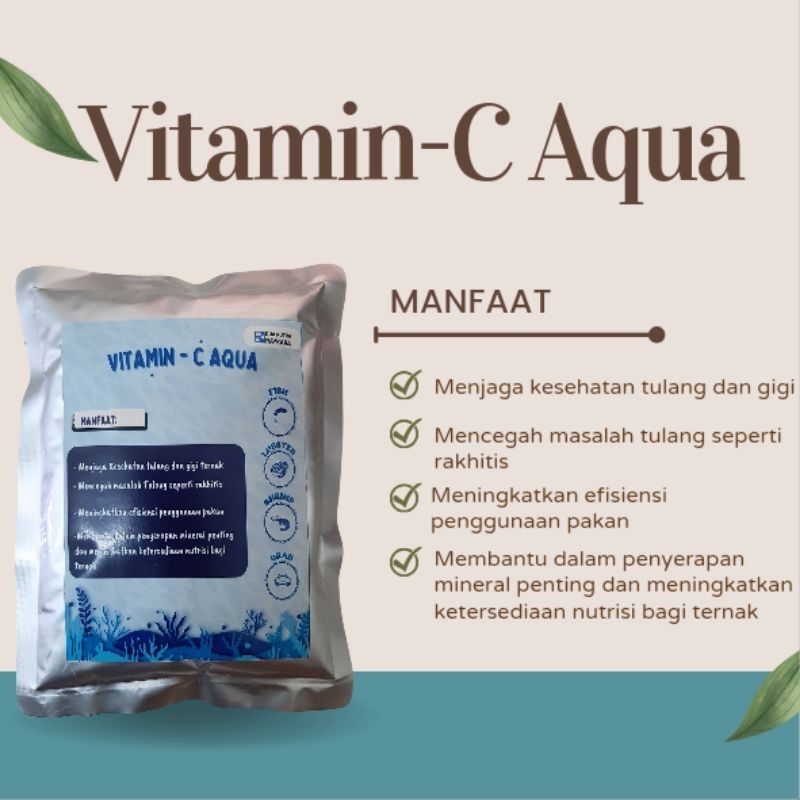 Jual Vitamin - C Aqua, Menjaga Kesehatan tulang dan gigi ternak, Vitamin ternak | Shopee Indonesia