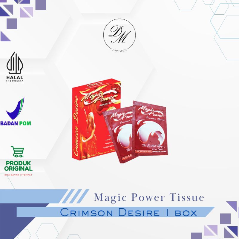Jual Tissue Magic Power Crimson Desire - 1 Box Isi 6 sachet | Shopee ...