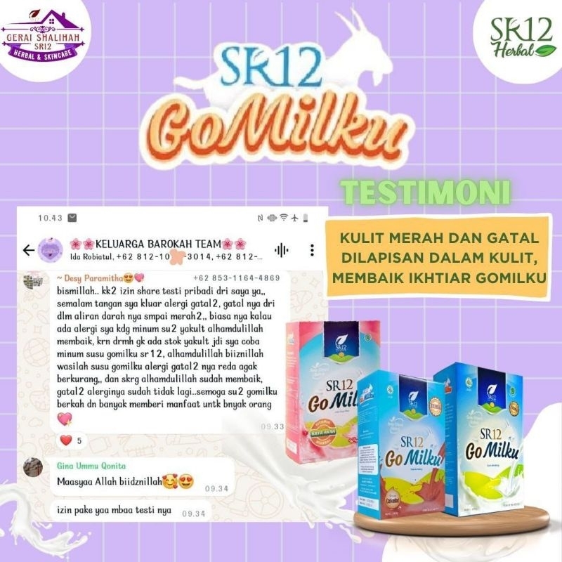 Jual susu gomilku sr12 merupakan susu kambing etawa kombinasi dengan ...