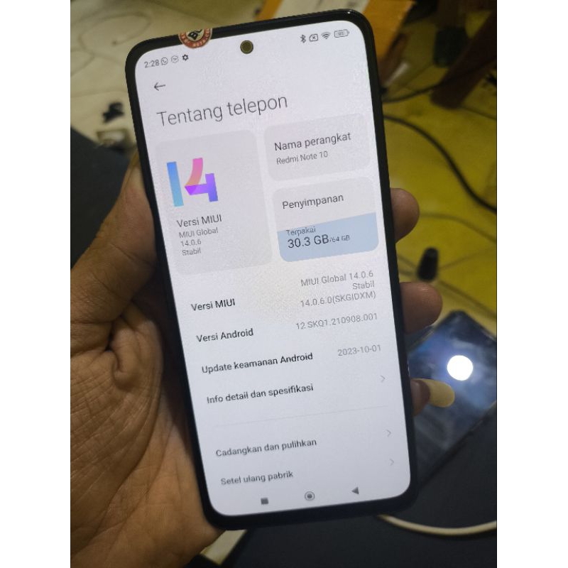Jual LCD & FRAME REDMI NOTE 10 / NOTE 10S ORIGINAL COPOTAN | Shopee ...