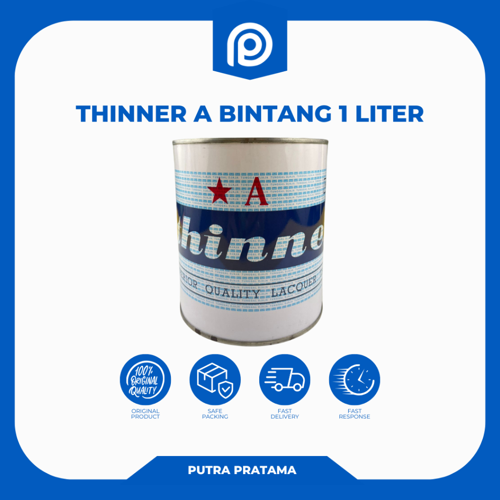 Jual THINNER A BINTANG 1 LITER/ BINTANG THINNER A/ TINER A BIASA | Shopee Indonesia